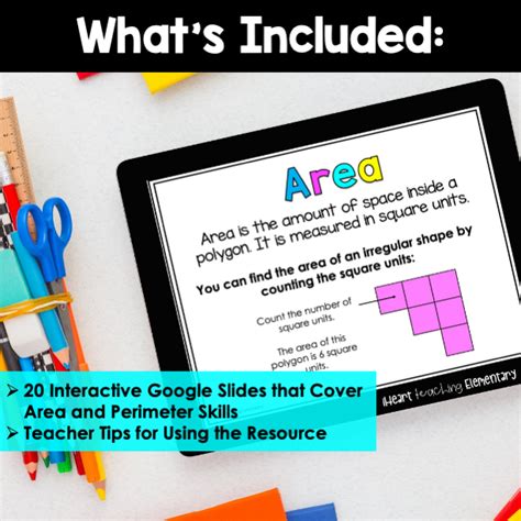 Area And Perimeter Anchor Chart Slides Interactive Google Slides