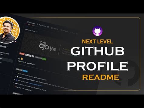 Next Level Github Readme Profile Tutorial Must Have For Developers