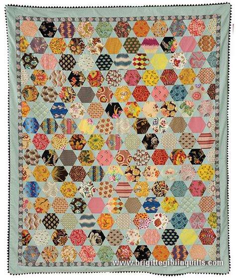 Quilt And Purse Patterns With Hexagons Clamshell And English Medallion