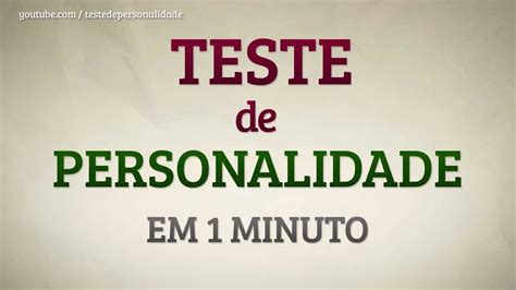 Teste De Personalidade 105 Perguntas RETOEDU