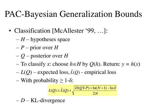 ppt a pac bayesian approach to formulation of clustering objectives powerpoint presentation