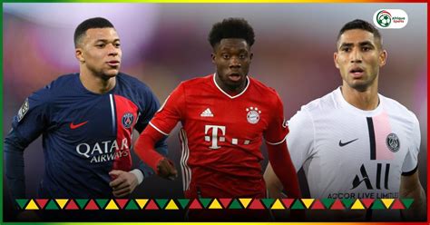 Mbappé 2e Davies 5e Hakimi 7e les 10 joueurs les plus rapides au