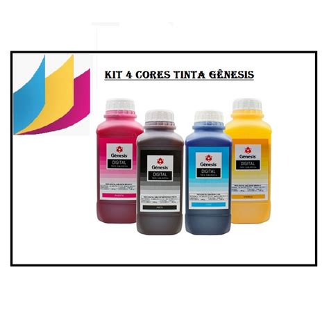 KIT Tinta Sublimática Gênesis 4 LITRO Shopee Brasil