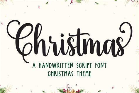 Christmas Font By Queencraft Creative Fabrica