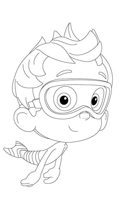 27 Desenhos Dos Bubble Guppies Para Imprimir E Colorir Pintar