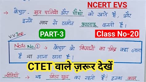 Ncert Evs Class Evs Class For Ctet Ctet July Evs Ke