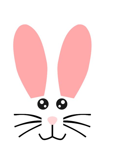 Free Svg Files For Cricut Bunny Face Svg Free