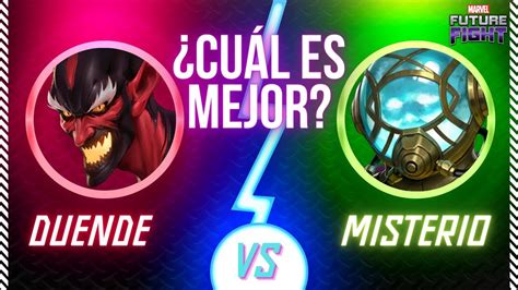 Misterio o Duende Verde Quién es mejor Marvel Future Fight YouTube