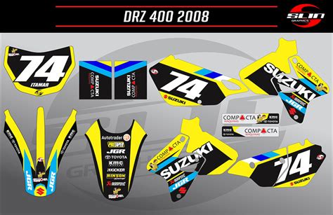 Kit Adesivo Suzuki Drz 400 JGR Race Team