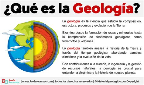 Qué es la Geología Definición de Geología