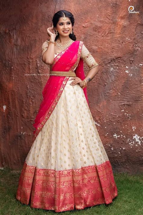 Traditional Half Saree Designs That Will Blow Your Mind 57 OFF