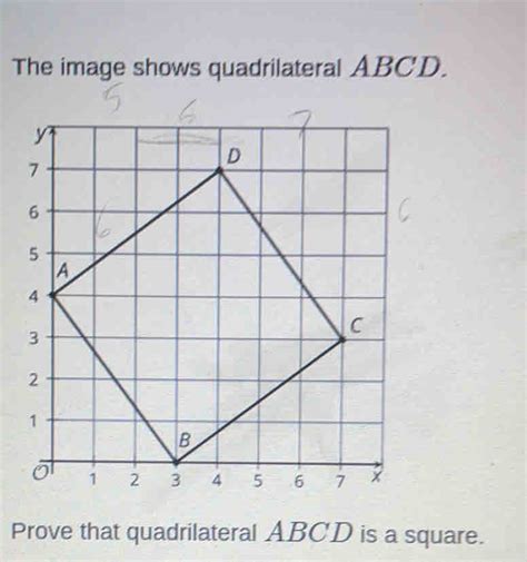 the image shows quadrilateral abcd prove that qua gauthmath