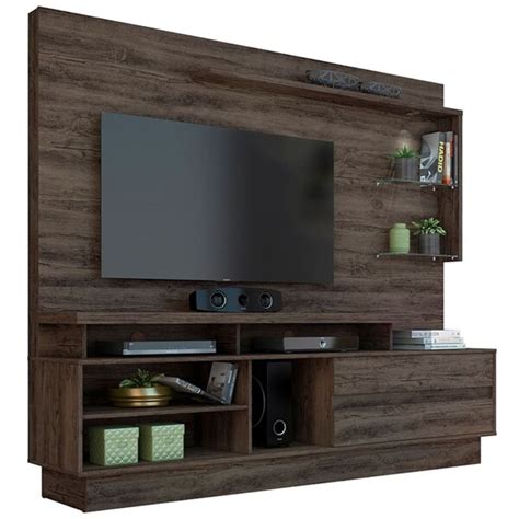 Estante Home Theater Para Tv Até 60 Pol Vicente Vulcano Madetec