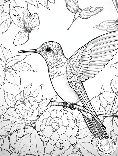 20 FREE Printable Coloring Pages Of Hummingbird Color By Numbers
