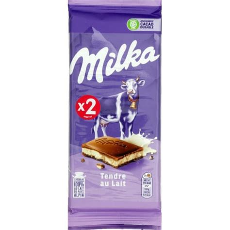 Milka Chocolat Tendre Au Lait Du Pays Alpin Monoprix Fr