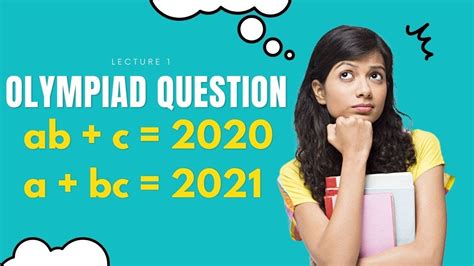 can you solve this math olympiad question youtube