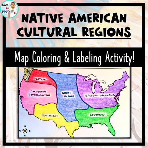 Map Of Native American Cultural Regions