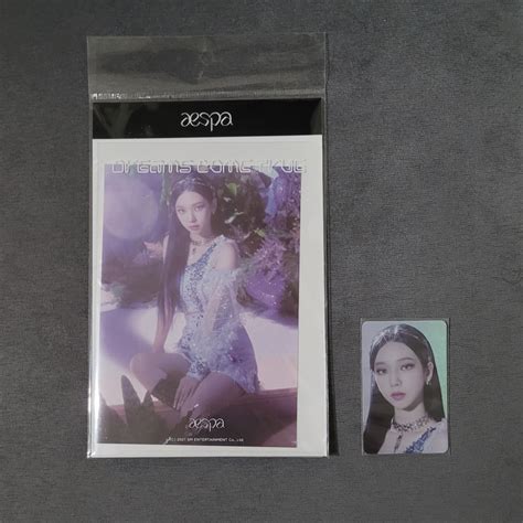 Aespa Karina Dreams Come True Holo Photocard Postcard MD Hobbies