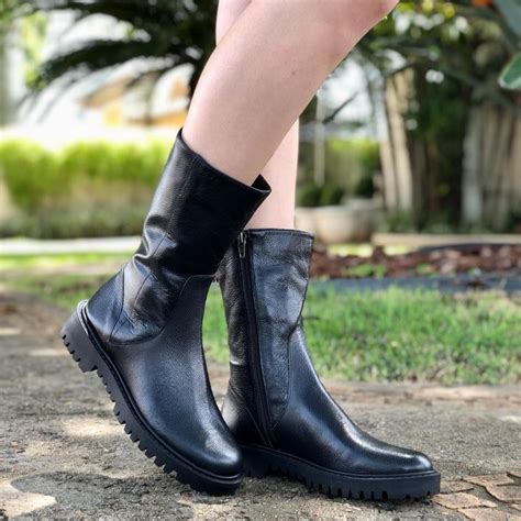 Bota Galocha Cano Médio Luiza Barcelos Sapatos Cia