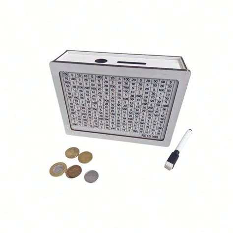 Cofrinho Cofre Guardar Dinheiro Woodbox Japones Poupança BRA SHEIN Brasil