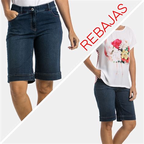 Venta Bermudas Mujer Punto Roma En Stock
