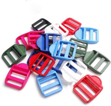 Stks Plastic Slider Ladder Lock Triglide Gespen Voor Rugzak Riem
