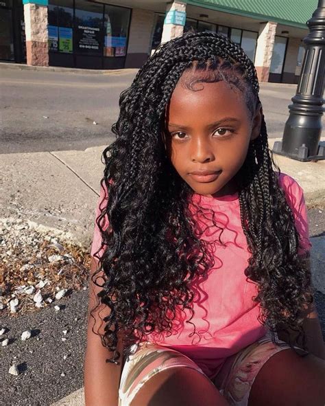 14Inch Boho Box Braids Crochet Hair Curly Ends Bohemian Goddess Box