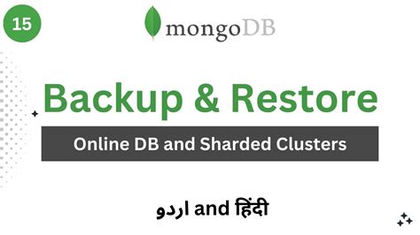 Backup And Restore With Mongodump Mongodb Atlas And Sharded Clusters