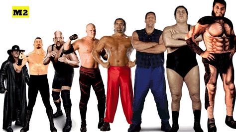 Los 10 luchadores más altos en la historia de WWE actualizado YouTube