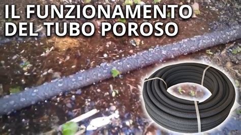 Il Funzionamento Del Tubo Poroso YouTube