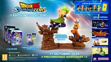 Dragon Ball Sparking ZERO détaille ses éditions