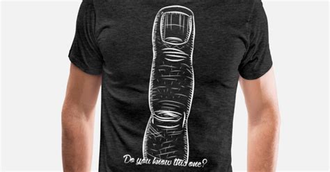 Finger Mens Premium T Shirt Spreadshirt