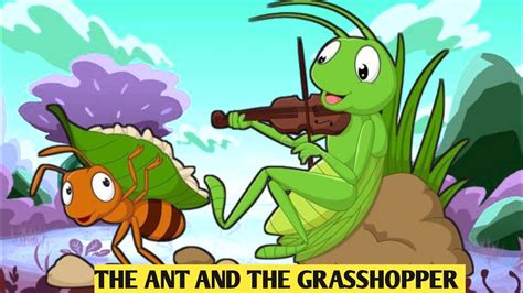 The Ant And The Grasshopper Moral Stories Ant Grasshopper Ki