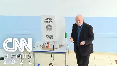 Ex presidente Lula vota em São Bernardo do Campo CNN ELEIÇÕES YouTube