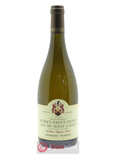 Acheter Morey Saint Denis 1er Cru Clos Des Monts Luisants Vieilles