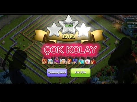 ORTA ÇAĞ KORUYUCUSU KOLAY 3 YILDIZ ALMA CLASH OF CLANS YouTube
