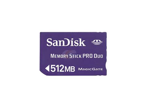 Sandisk Mb Memory Stick Pro Duo Ms Pro Duo Flash Media Model