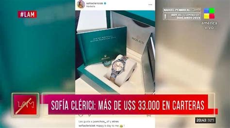Los insólitos precios de los regalos que recibió Sofía Clerici MDZ Online