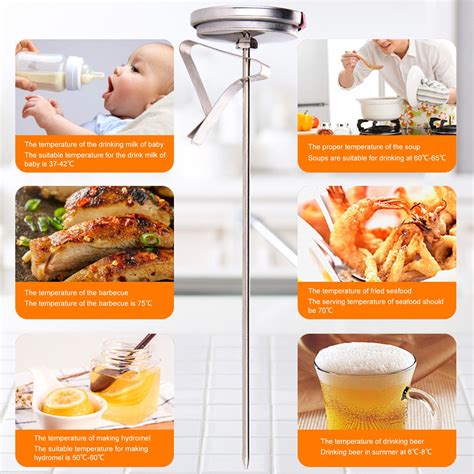 Instant Read Vlees Thermometer Met Bevestigingscli Grandado