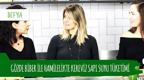 Gözde Biber ile Hamilelikte Kereviz Sapı Suyu Tüketimi Celery Juice