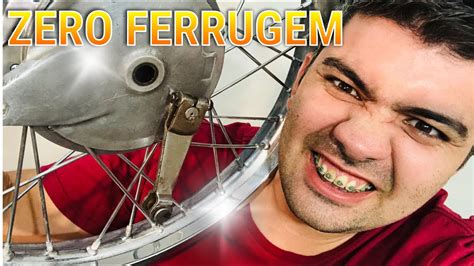 COMO TIRAR FERRUGEM DAS PEÇAS DO MOTOR OU ARO DA MOTO SÓ UM PRODUTO