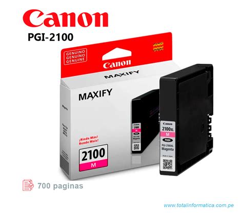 TINTA CANON PGI 2100 MAGENTA MB5310