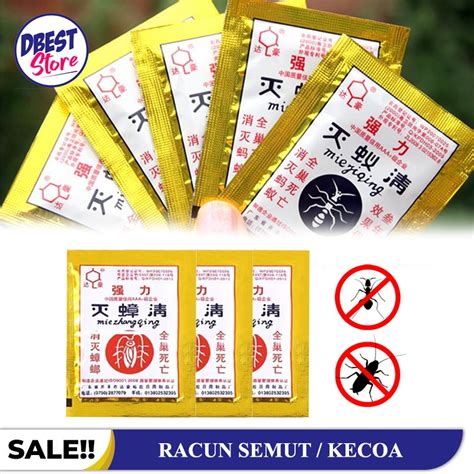 Jual Bubuk Racun Anti Kecoa Serbuk Obat Pembasmi Kecoak Umpan Racun