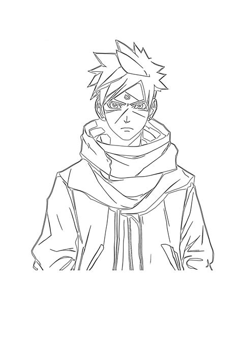 Coloriages Boruto à imprimer