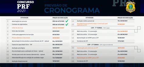 Cronograma De Estudo Prf BRAINCP