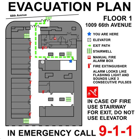 Evacuation Maps SignWorks Inc California