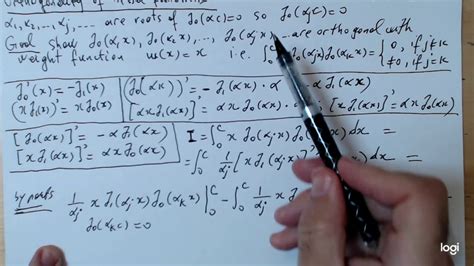 lecture 36 part 1 orthogonality of bessel functions youtube