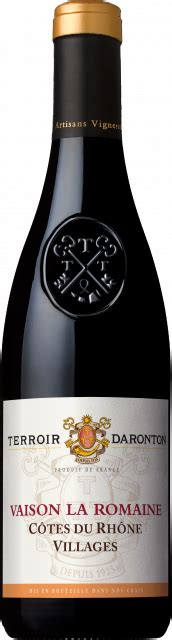 Authentification Terroir Daronton AOC Côtes du Rhône Vill