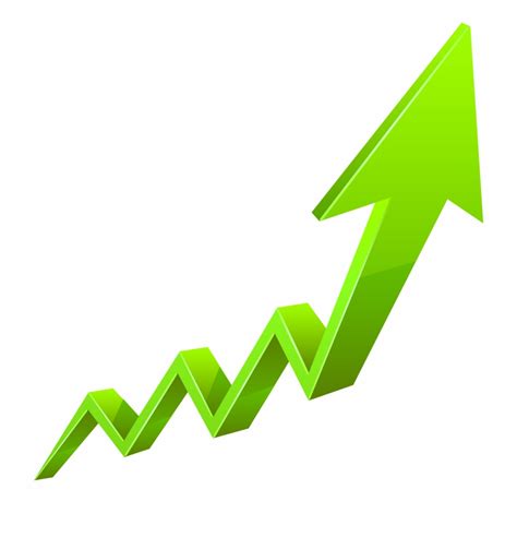 Green Growth Arrow Png Clip Art Library