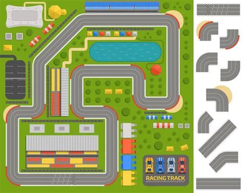 Pista De Carreras Im Genes De Stock De Arte Vectorial Depositphotos